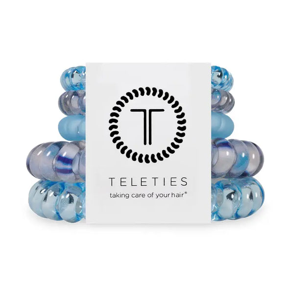 Teletie Spiral Hair Coils | Mix Pack | Blue Lagoon – Grace At Home ...
